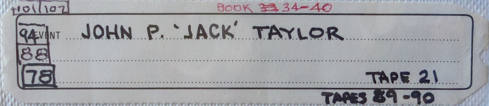 Jack Taylor Interviews - Sonoma County Library Digital Collections -- Colecciones Digitales de ...